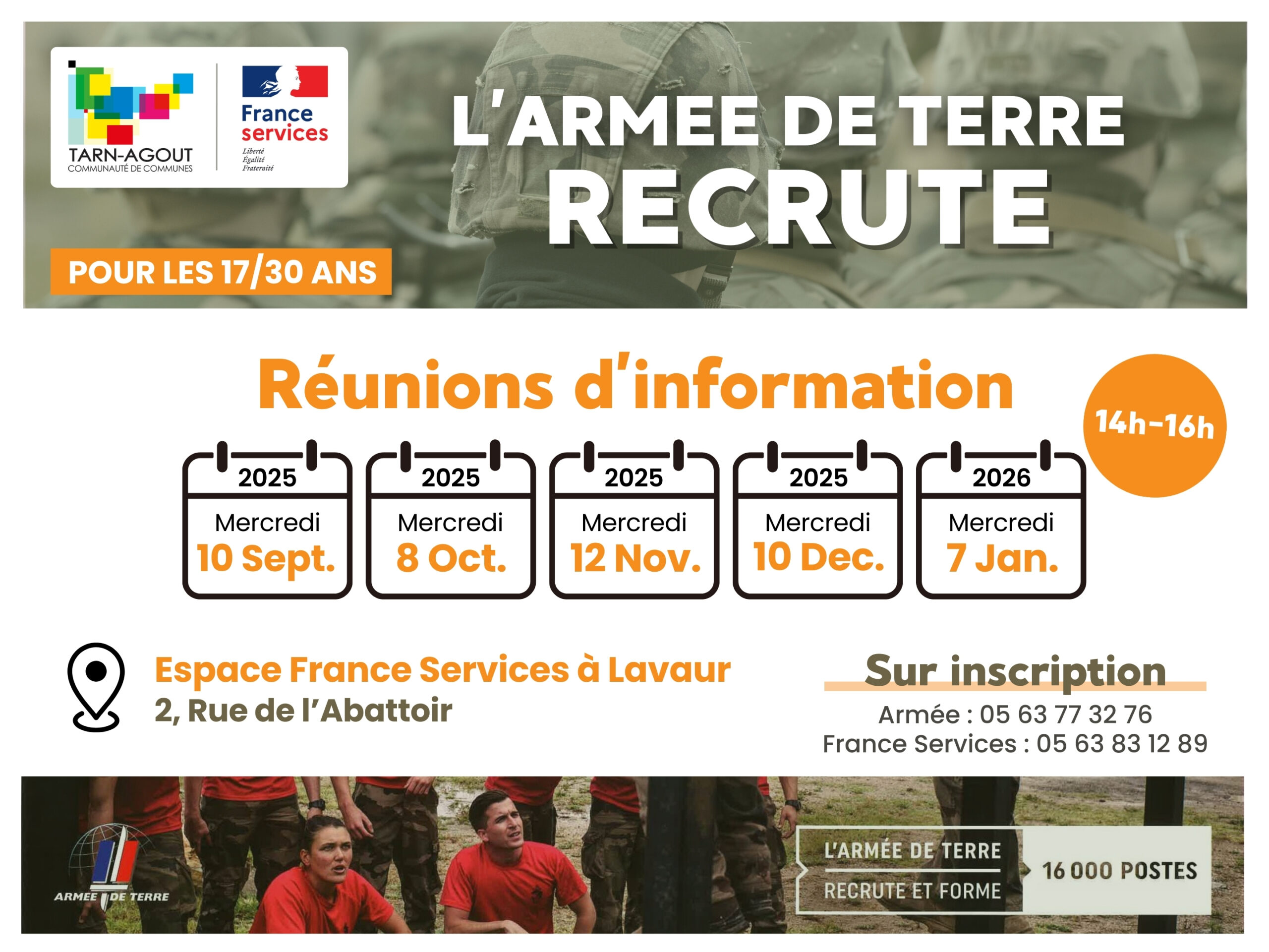 L'armée de terre recrute - Mairie d'Ambres